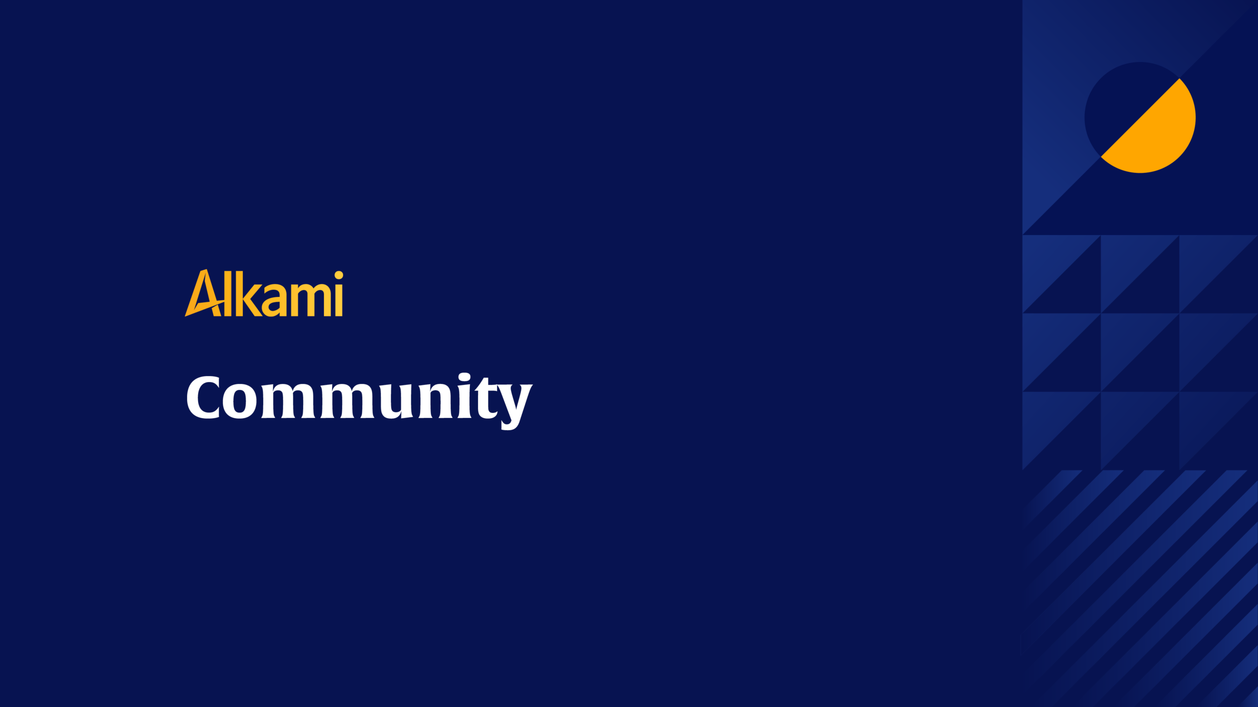 Community - Alkami Technology